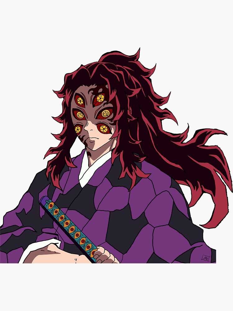 "Kokushibo- Kimetsu no yaiba" Sticker for Sale by Illehcimart | Redbubble