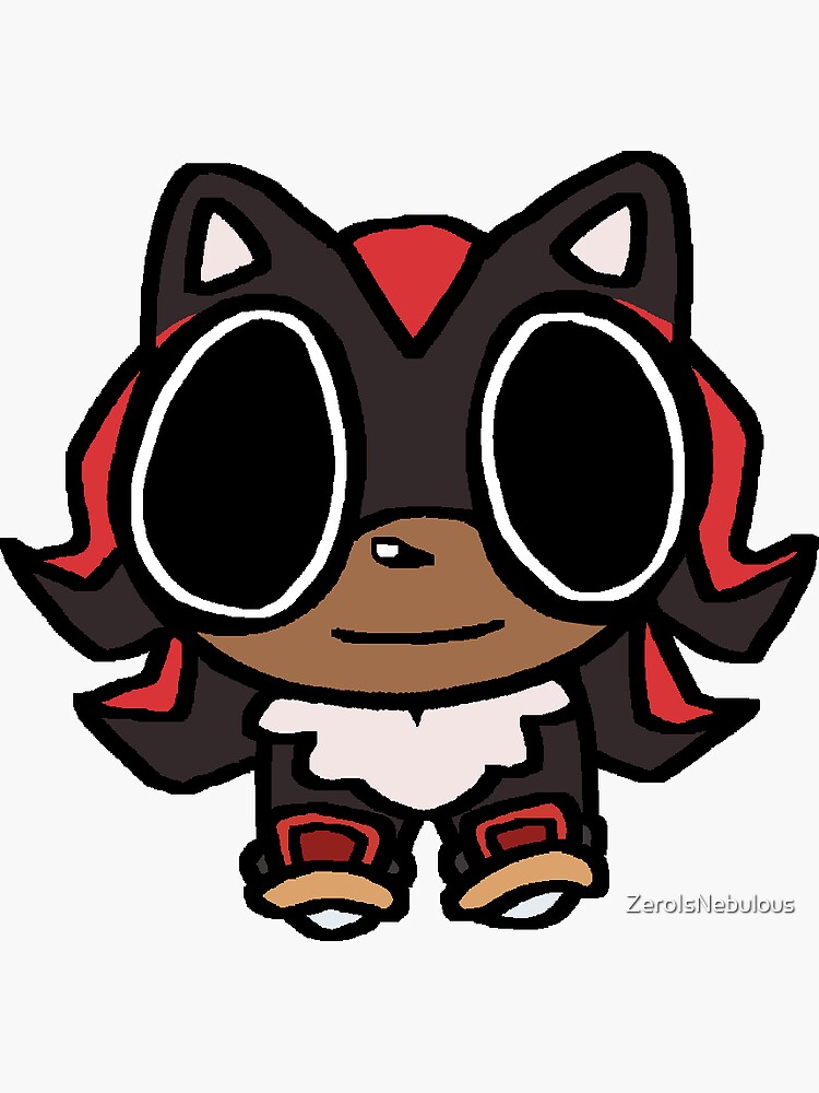 "BTW adhd creature Shadow the hedgehog YIPPEE!!" Sticker for Sale by ...
