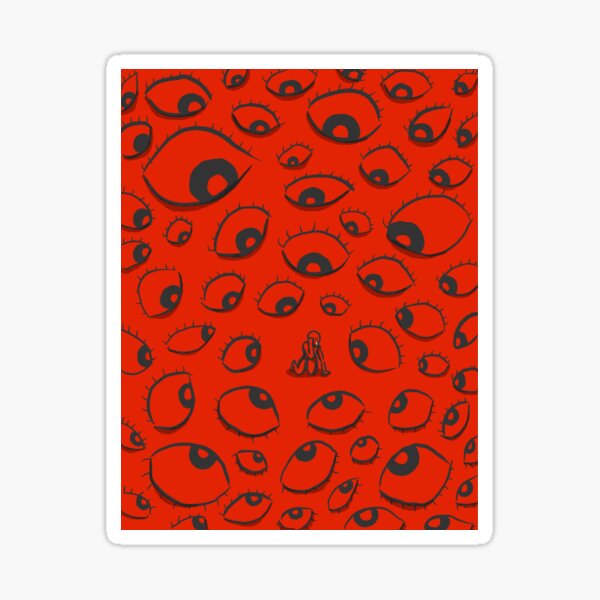 "Watchful Eyes" Sticker for Sale by snippssss | Redbubble