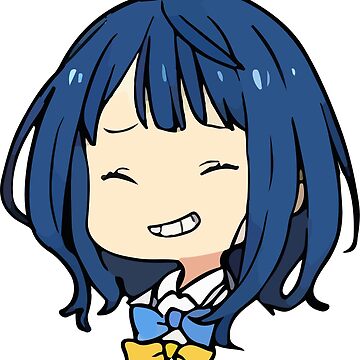 "Anna Yanami Chibi happy-Too many losing heroines" Sticker for Sale by ...