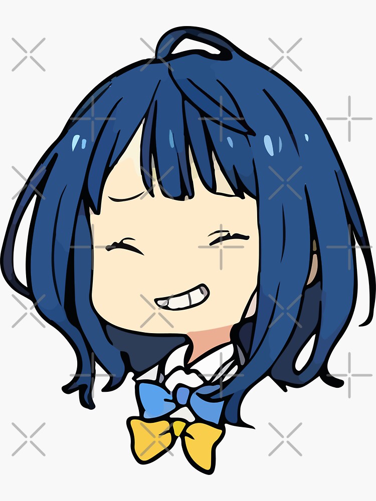 "Anna Yanami Chibi happy-Too many losing heroines" Sticker for Sale by ...