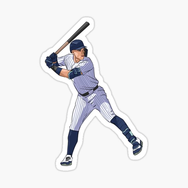 "Aaron Judge " Sticker for Sale by ColoredByQua | Redbubble