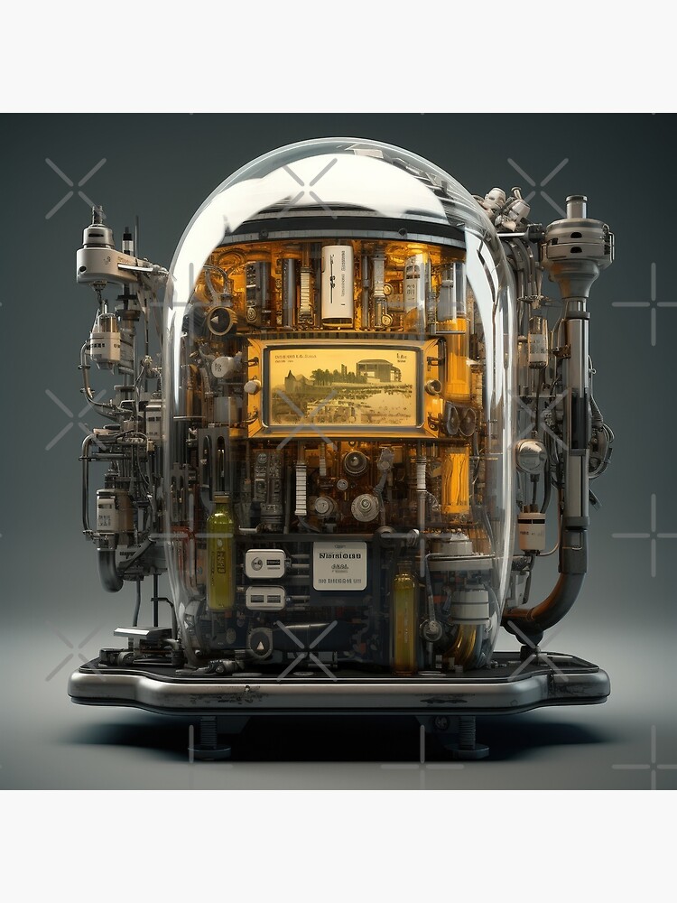 "Futuristic drink dispenser" Poster for Sale by Hamson007 | Redbubble