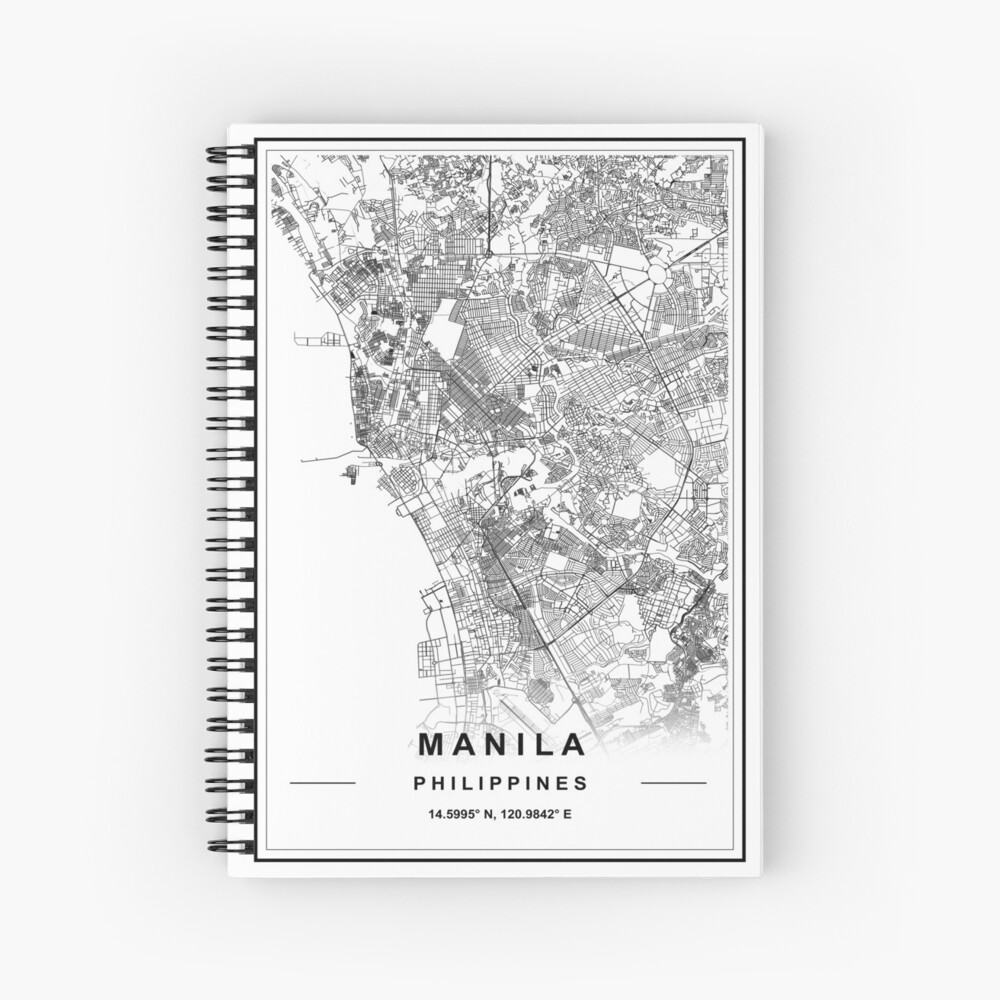 "Manila Map" Sticker for Sale by SHAMPAIN-ART-CO | Redbubble