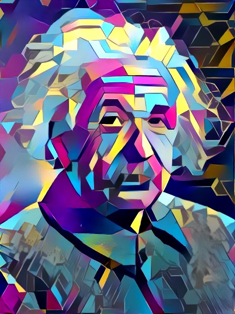 "Albert Einstein AI Design" Poster by theaiartist | Redbubble