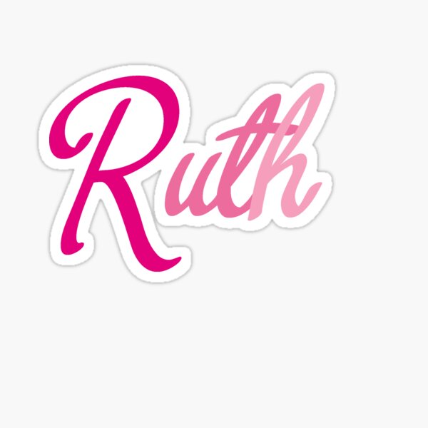"Ruth" Sticker for Sale by Shalomjoy | Redbubble