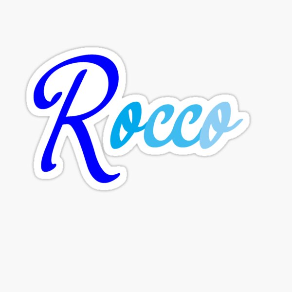 "Rocco" Sticker by Shalomjoy | Redbubble
