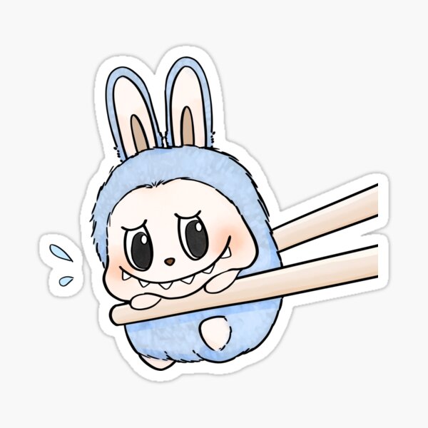 "Labubu" Sticker for Sale by xianxiu-ling | Redbubble