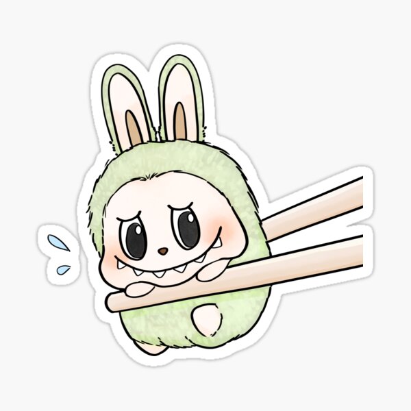 "Labubu" Sticker for Sale by xianxiu-ling | Redbubble