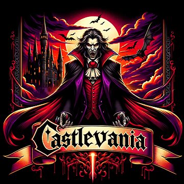 "Furious Dracula Castlevania Art – Epic Gothic Design for Fans of Dark ...