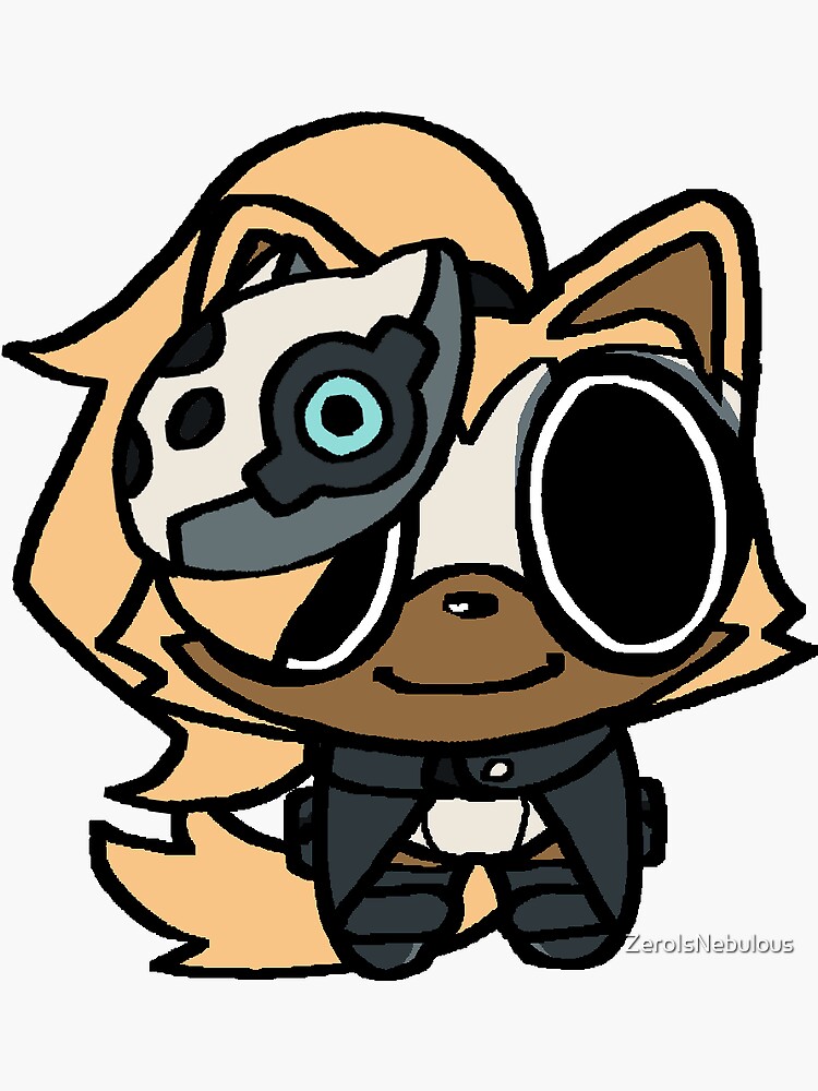 "BTW adhd creature Whisper the wolf YIPPEE!!" Sticker for Sale by ...