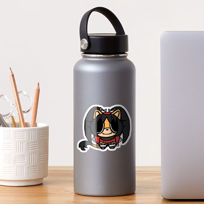 "BTW adhd creature Honey the cat YIPPEE!!" Sticker for Sale by ...