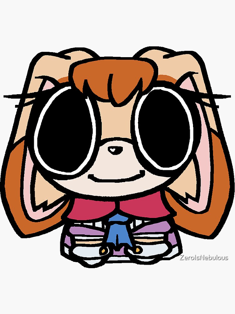 "BTW adhd creature Vanilla the rabbit YIPPEE!!" Sticker for Sale by ...