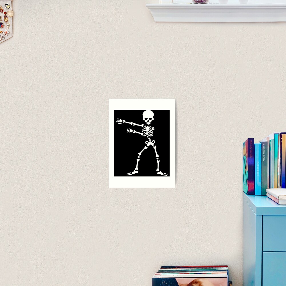 "The floss dance flossing backpack boy kid skeleton" Art Print for Sale ...
