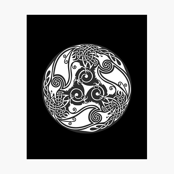 "Celtic Goddess Morrigan Symbol" Photographic Print by stuch75 | Redbubble