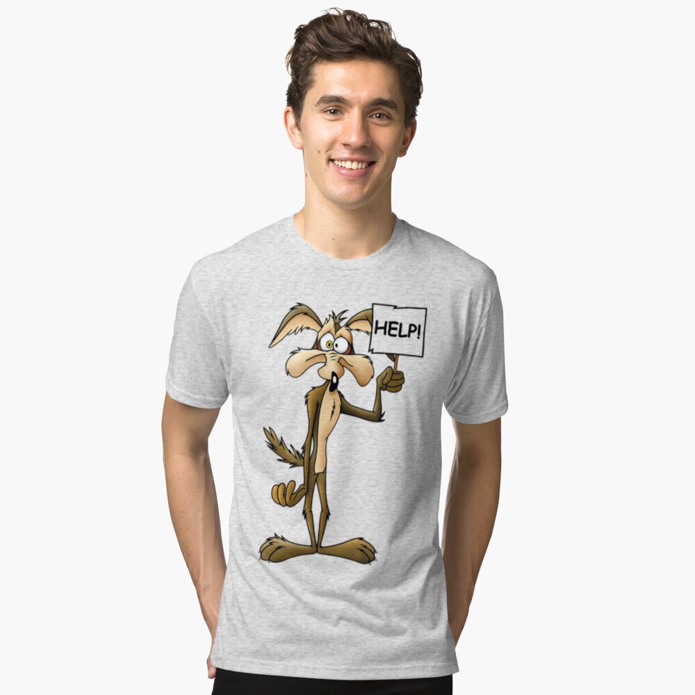 "coyote help" Sticker by cyrille1968 | Redbubble