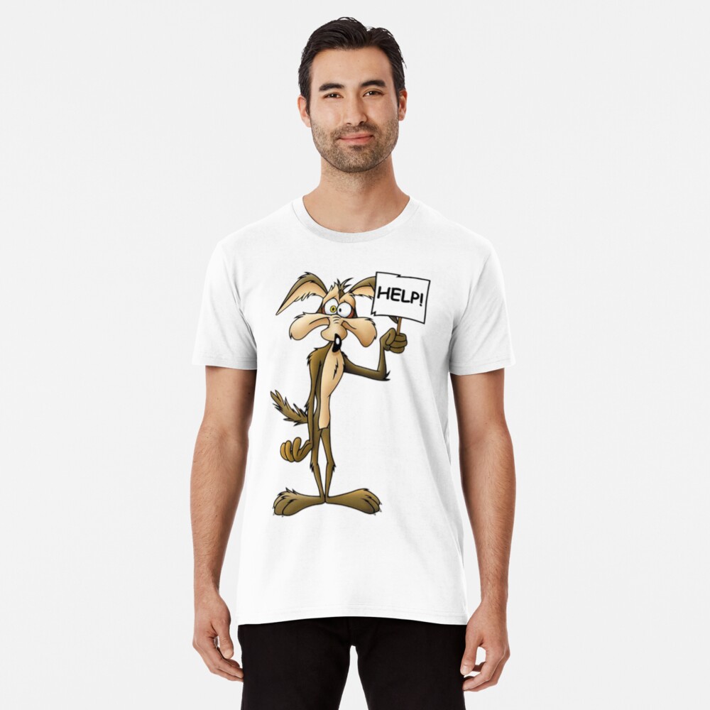 "coyote help" Sticker by cyrille1968 | Redbubble