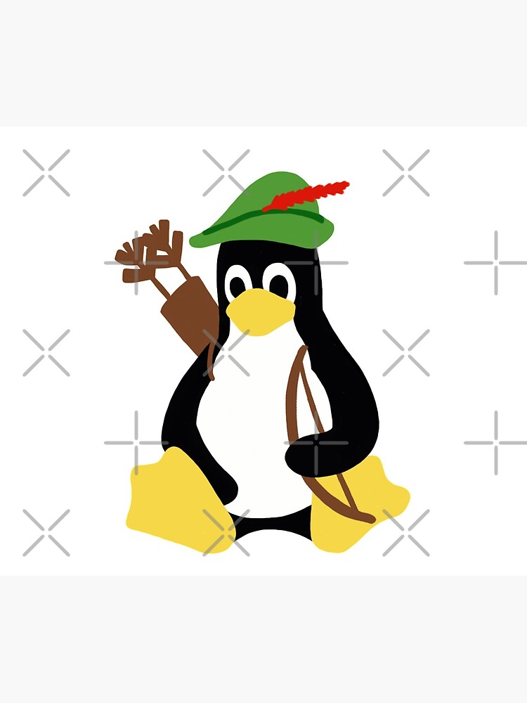 "Robin Tux - Arch Linux Pinguin" Kaffee-Thermobecher von rchlbrnd ...