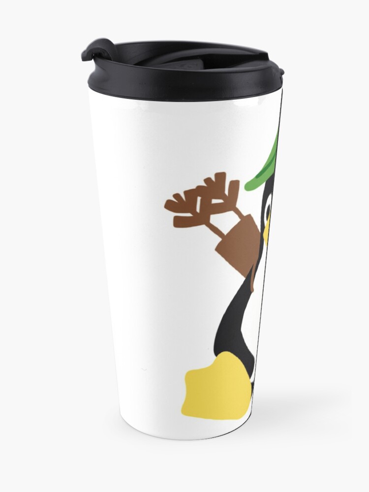 "Robin Tux - Arch Linux Pinguin" Kaffee-Thermobecher von rchlbrnd ...