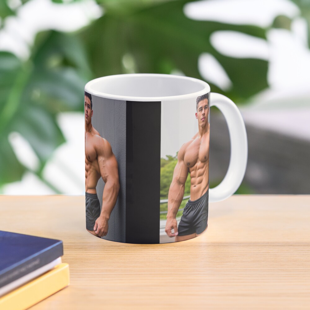"Male Bodybuilder in Black Shorts Second Image" Postcard for Sale by ...
