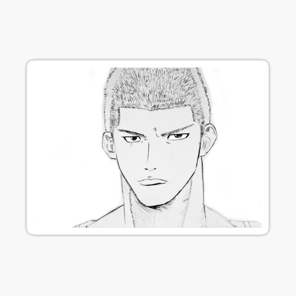 "Sakuragi Hanamichi from Slam Dunk" Sticker for Sale by SanZaye | Redbubble