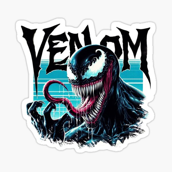 "Venom symbiote Ready for Carnage Parasite (venom) spider" Sticker by ...