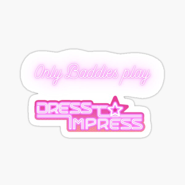 "Dress to Impress - Roblox - DTI" Sticker for Sale by MattiasJohnson ...