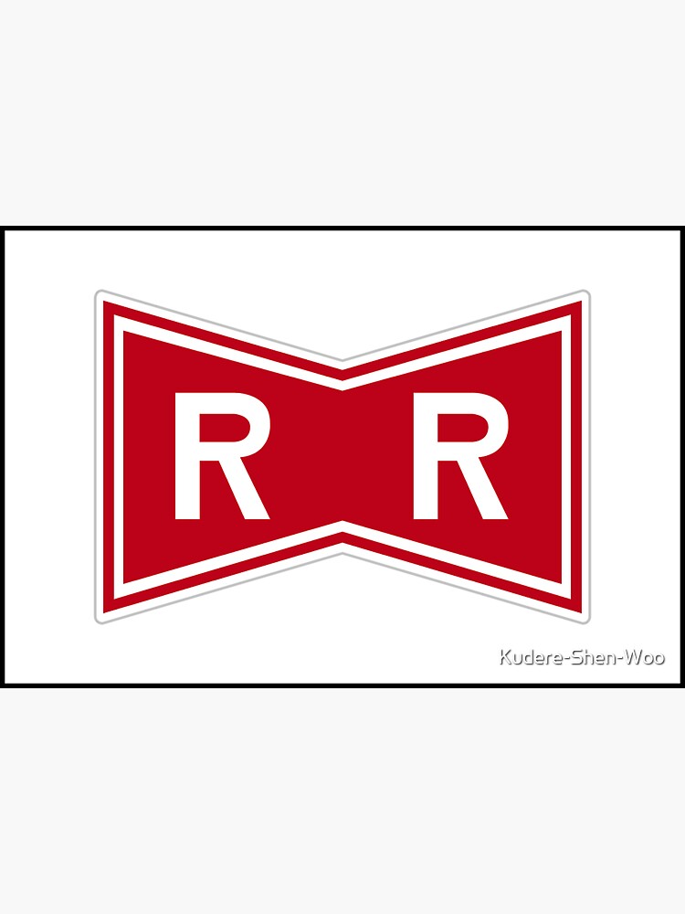 "Red Ribbon Army Logo Special Request For redribbon1" Sticker by Kudere ...