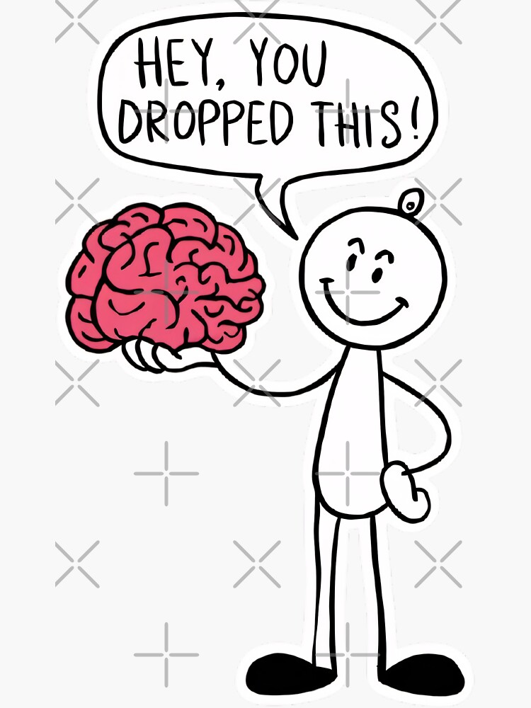 "You dropped something" Sticker for Sale by BugiDesignArt | Redbubble