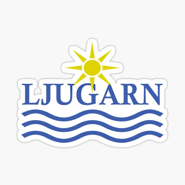 "LJUGARN Sun Water" Sticker for Sale by BjornLundstrom | Redbubble