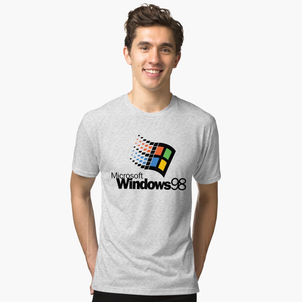 "Microsoft Windows 98 Logo" Sticker for Sale by Crazy-Otto | Redbubble