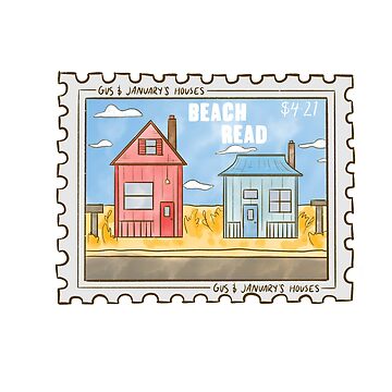 "Beach Read Stamp" Sticker for Sale by rachel37 | Redbubble