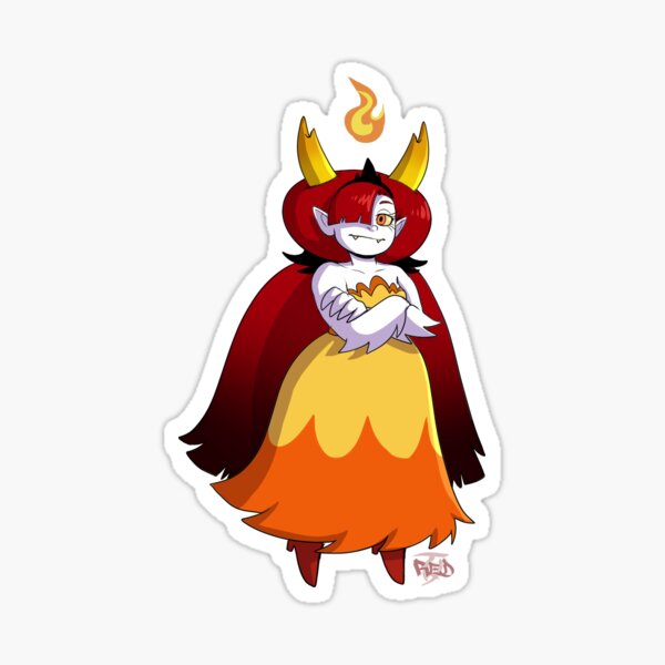 Hekapoo Stickers | Redbubble