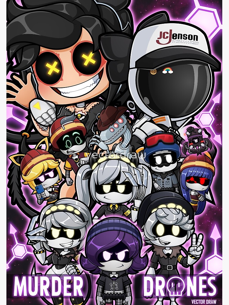 "Chibis Murderdrones" Poster by vectordraw | Redbubble