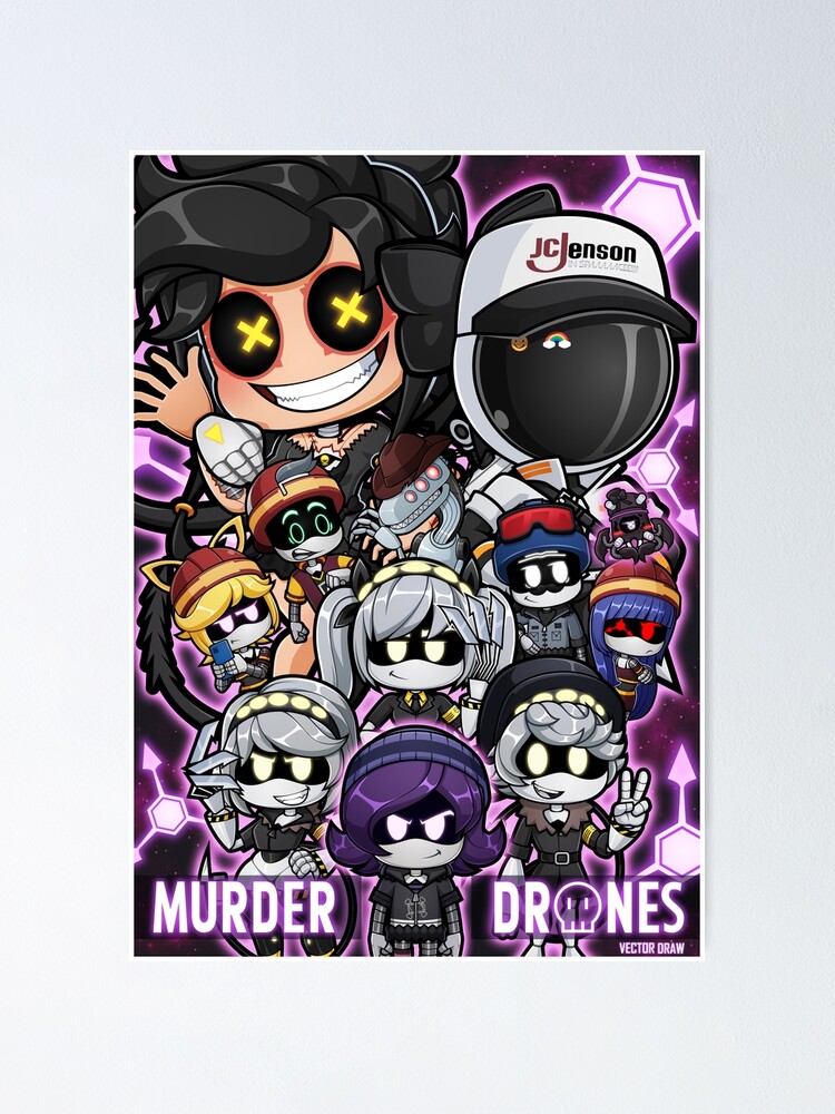 "Chibis Murderdrones" Poster by vectordraw | Redbubble