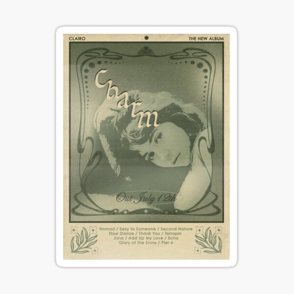 "Clairo Charm" Sticker for Sale by lgsketches | Redbubble