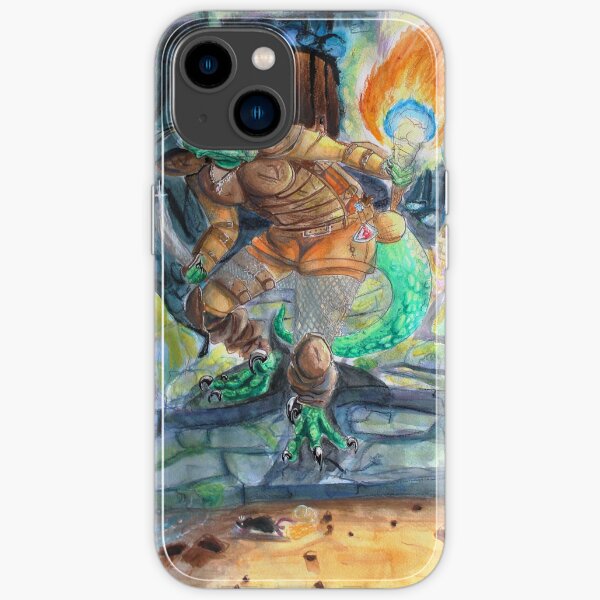 "Elder Scrolls Oblivion: Argonian in the Cave" iPhone Case for Sale by ...