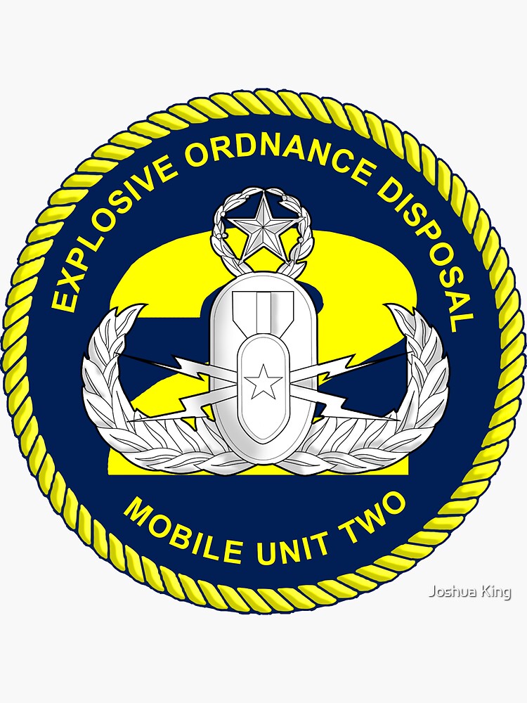 "EOD MOBILE UNIT 2" Sticker for Sale by FatCrayon | Redbubble
