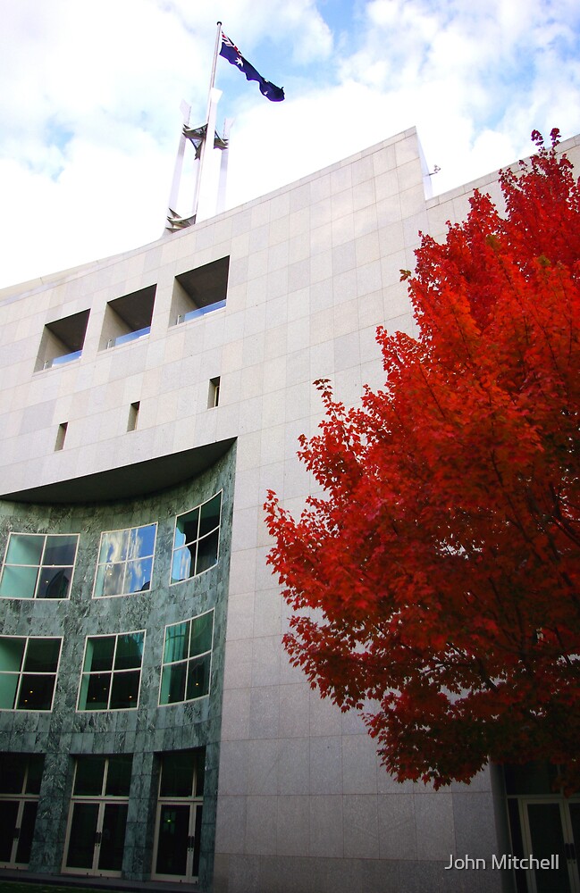 "Courtyard, Parliament House, Canberra" by John Mitchell | Redbubble