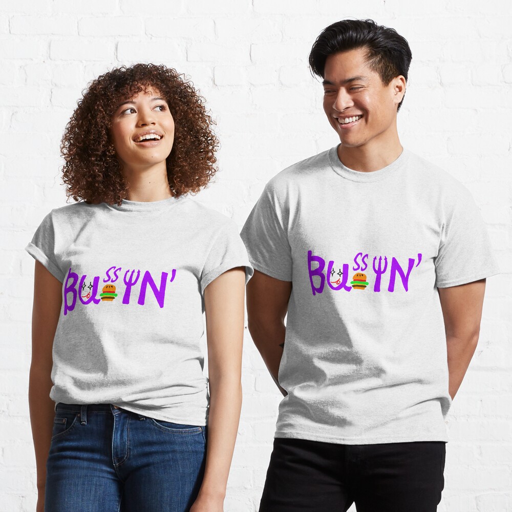 "Bussin" Sticker for Sale by Sharetogether | Redbubble