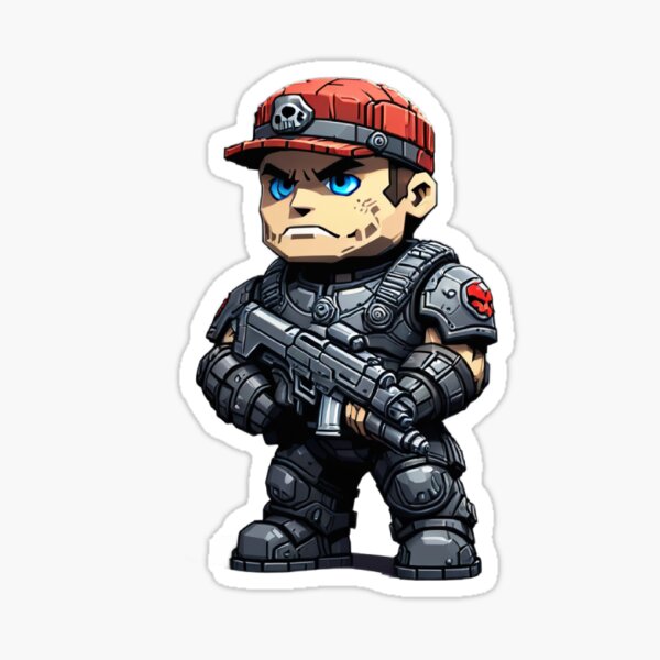 "Soldier" Sticker for Sale by BeardedSticker | Redbubble