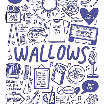"Wallows Album" Poster for Sale by doplnmfop | Redbubble