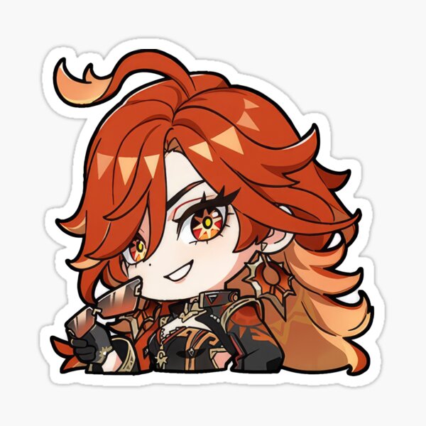 "Mavuika Sticker #1 Genshin Impact" Sticker by Demray | Redbubble
