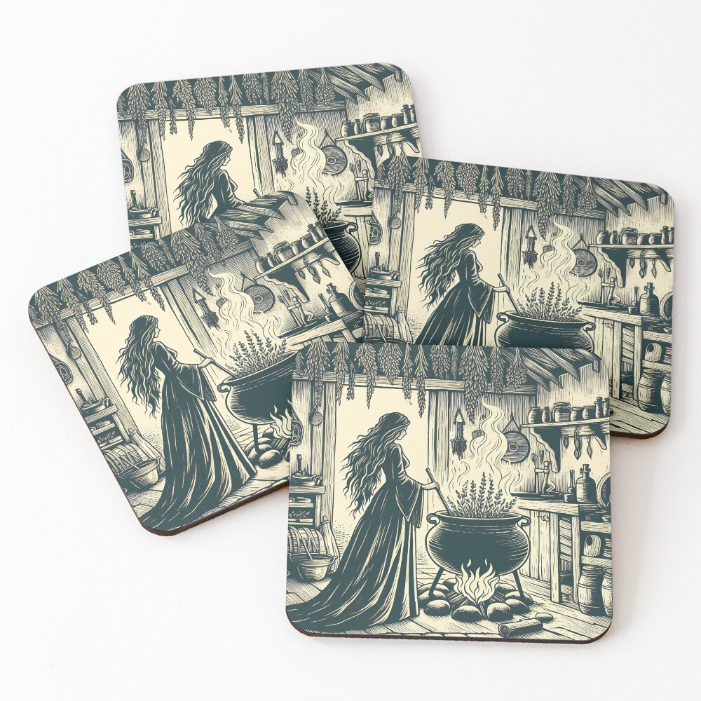 "Kitchen witch" Sticker for Sale by morwenna- | Redbubble