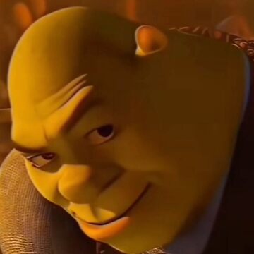 "Shrizz Shrek Rizz Meme From Shrek The Third" Sticker for Sale by Neesu ...