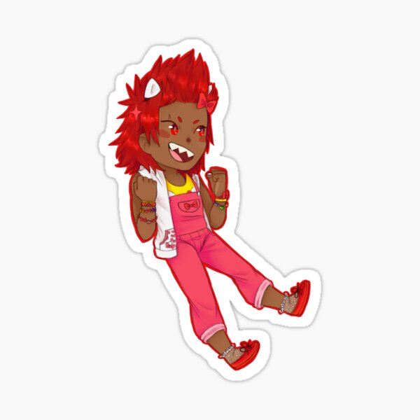 "kirishima eijirou - bnha sticker" Sticker by sankouu | Redbubble