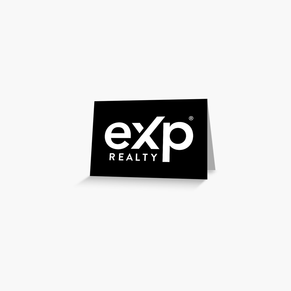 "eXp Realty Stickers white on black great SWAG!" Sticker for Sale by ...