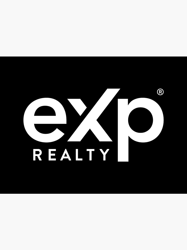 "eXp Realty Stickers white on black great SWAG!" Sticker for Sale by ...