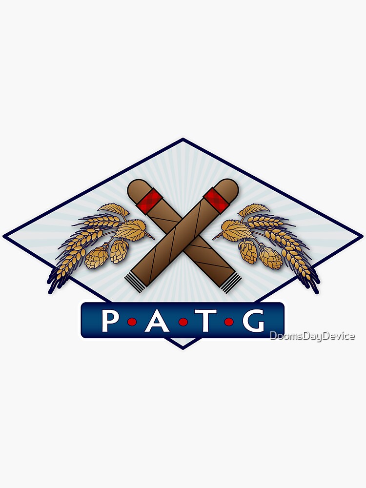 "PATG Full Color Logo" Sticker by DoomsDayDevice | Redbubble