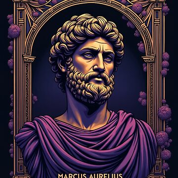 "Marcus Aurelius Marcvs Avrelivs Stoic Memento Mori Ancient Wisdom Art ...